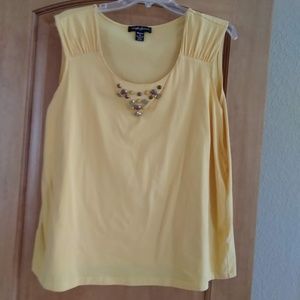 Designers Originals | Tops | Sleeveless Yellow Summer Top | Poshmark